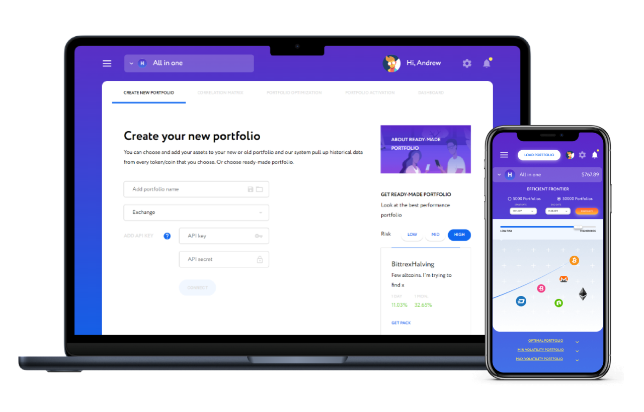 Turnkey development of a crypto portfolio management platform | Cyber ...